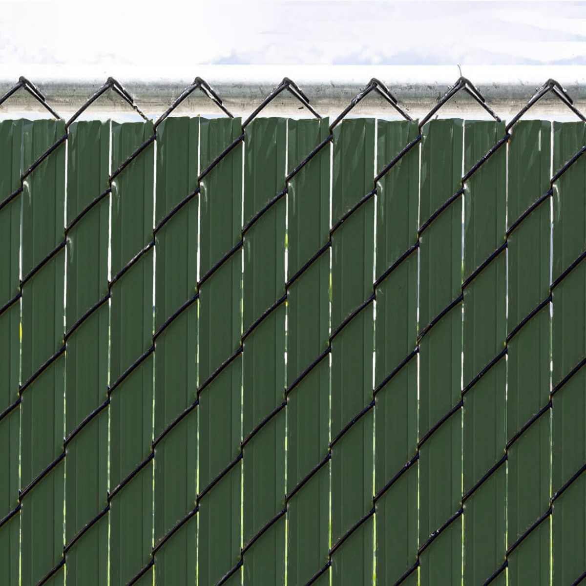 Ultimate Slat 6' High Privacy Slats for Chain Link Fence (Forest Green ...