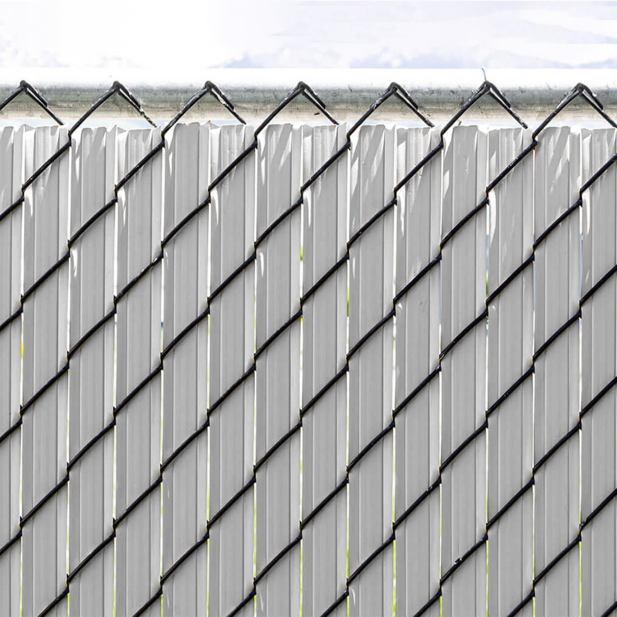 Ultimate Slat 3' High Privacy Slats for Chain Link Fence (Gray ...