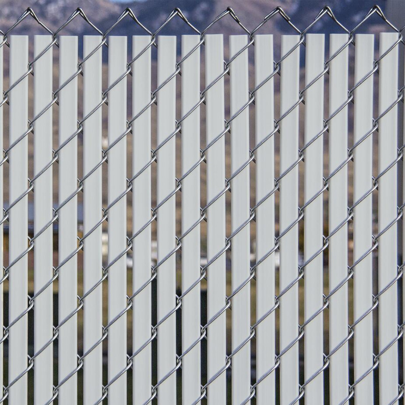 Pexco 10' Bottom Locking Vinyl Privacy Slat for 2" Chain Link Mesh ...