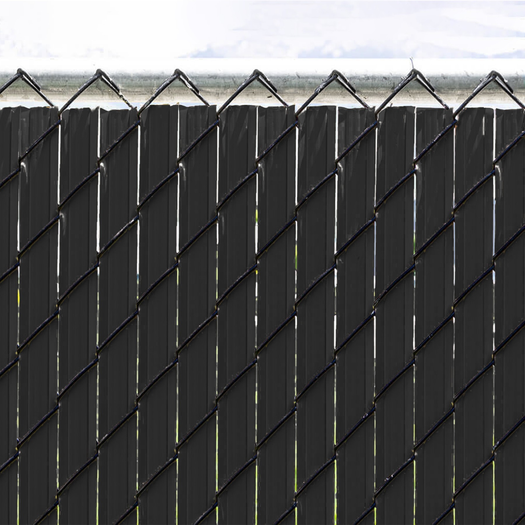 Privacy Link 6' Ultimate Vinyl Privacy Slat for 2" Chain Link Mesh ...
