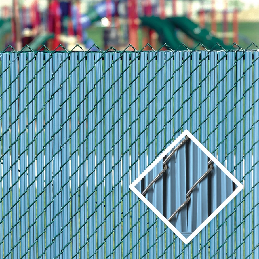 PDS 3' Chain Link Fence LiteLink Privacy Slats (Light Blue) | Privacy ...