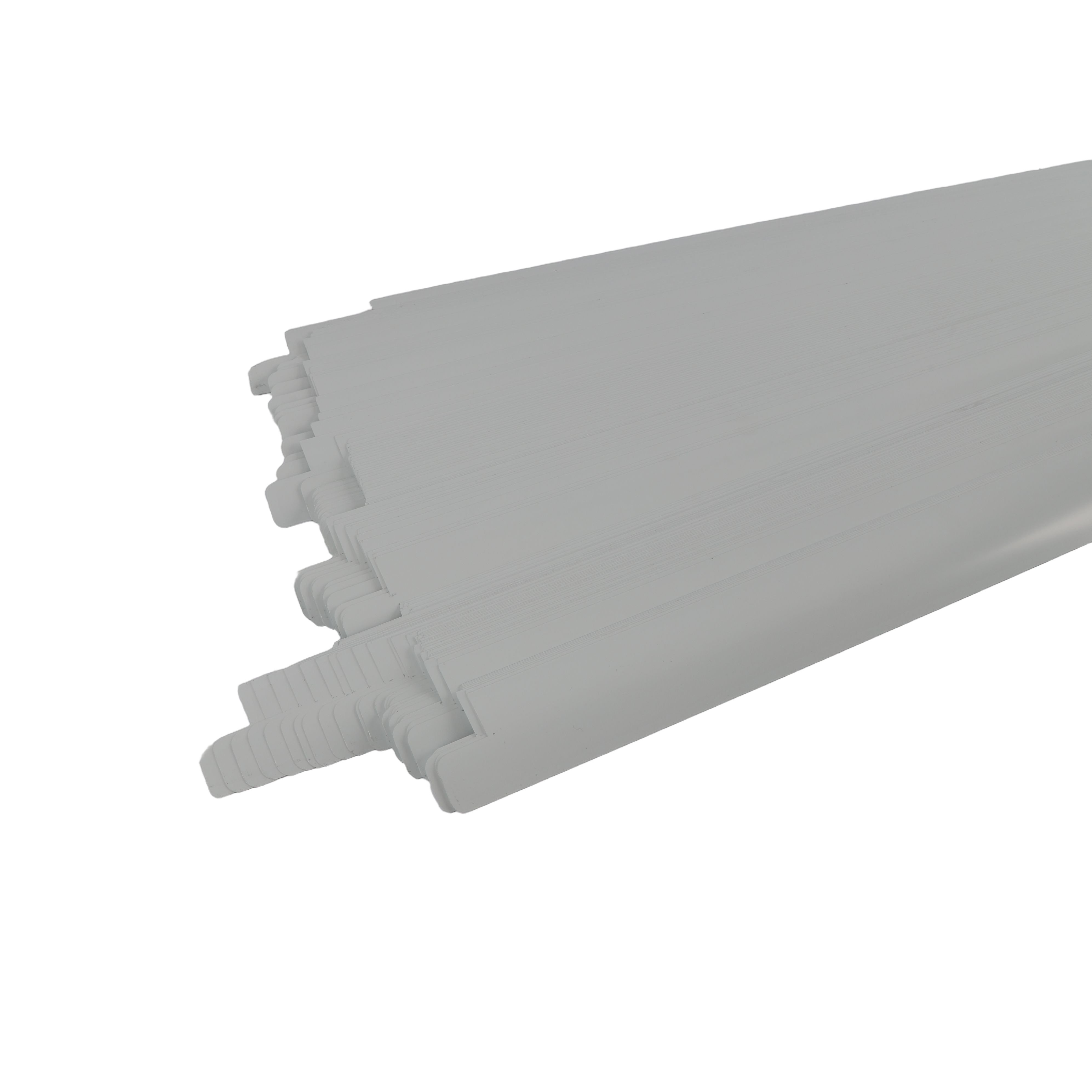 4' Chain Link Fence Aluminum Privacy Slats (White) | Privacy Slat King