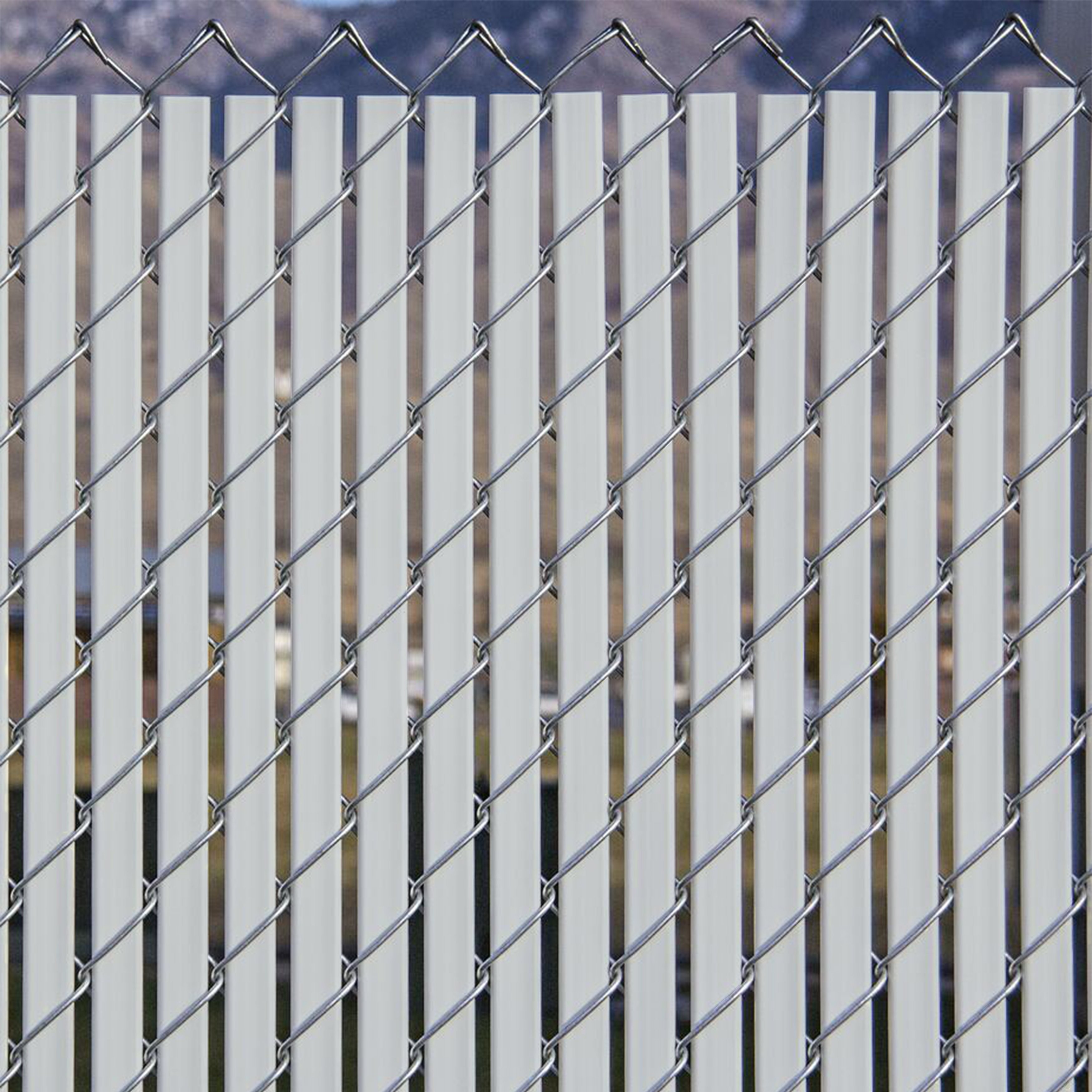 Pexco 10' Bottom Locking Vinyl Privacy Slat for 2" Chain Link Mesh ...
