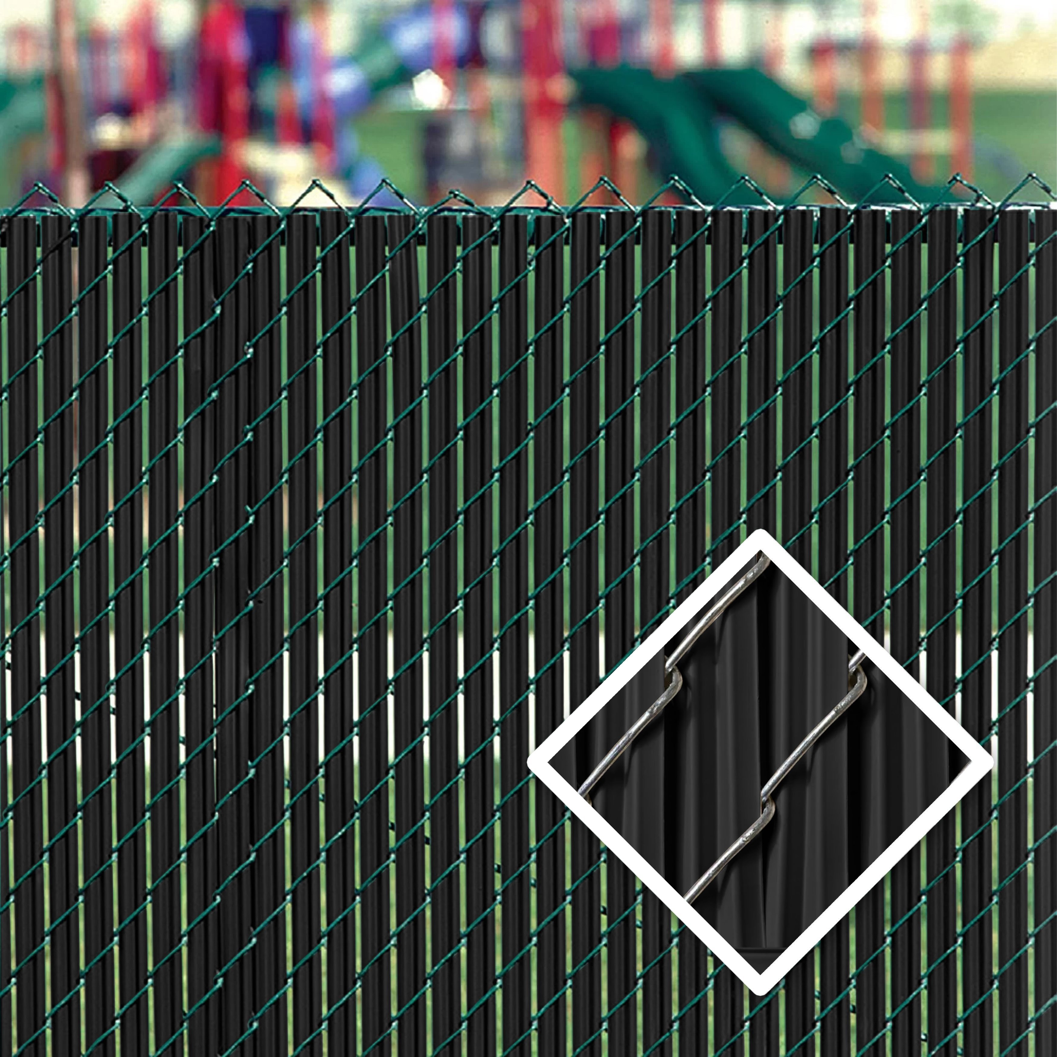 Pexco 12' LiteLink Vinyl Privacy Slat for 2" and 2 1/4" Chain Link Mesh ...