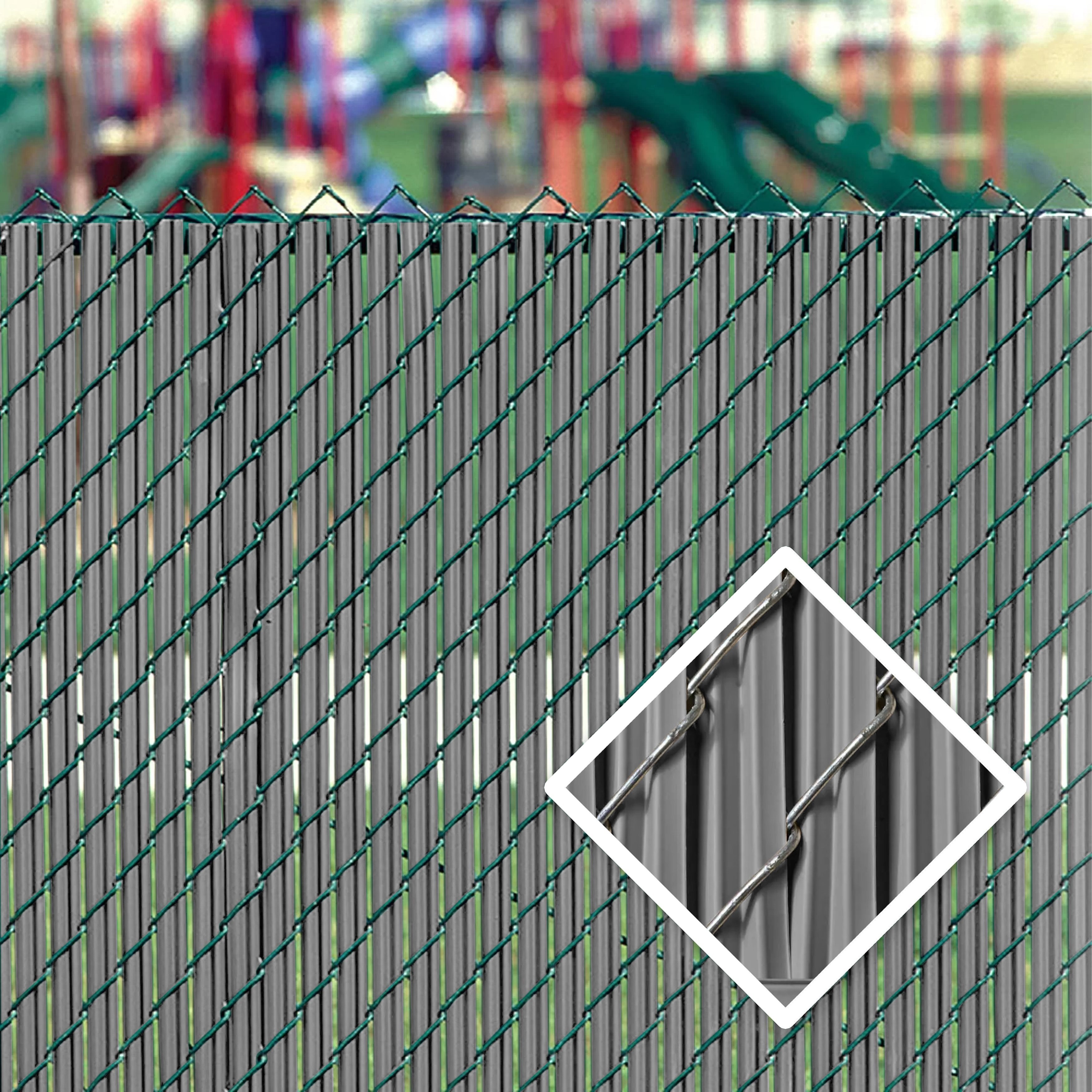 Pexco 5' LiteLink Vinyl Privacy Slat for 2" and 2 1/4" Chain Link Mesh ...