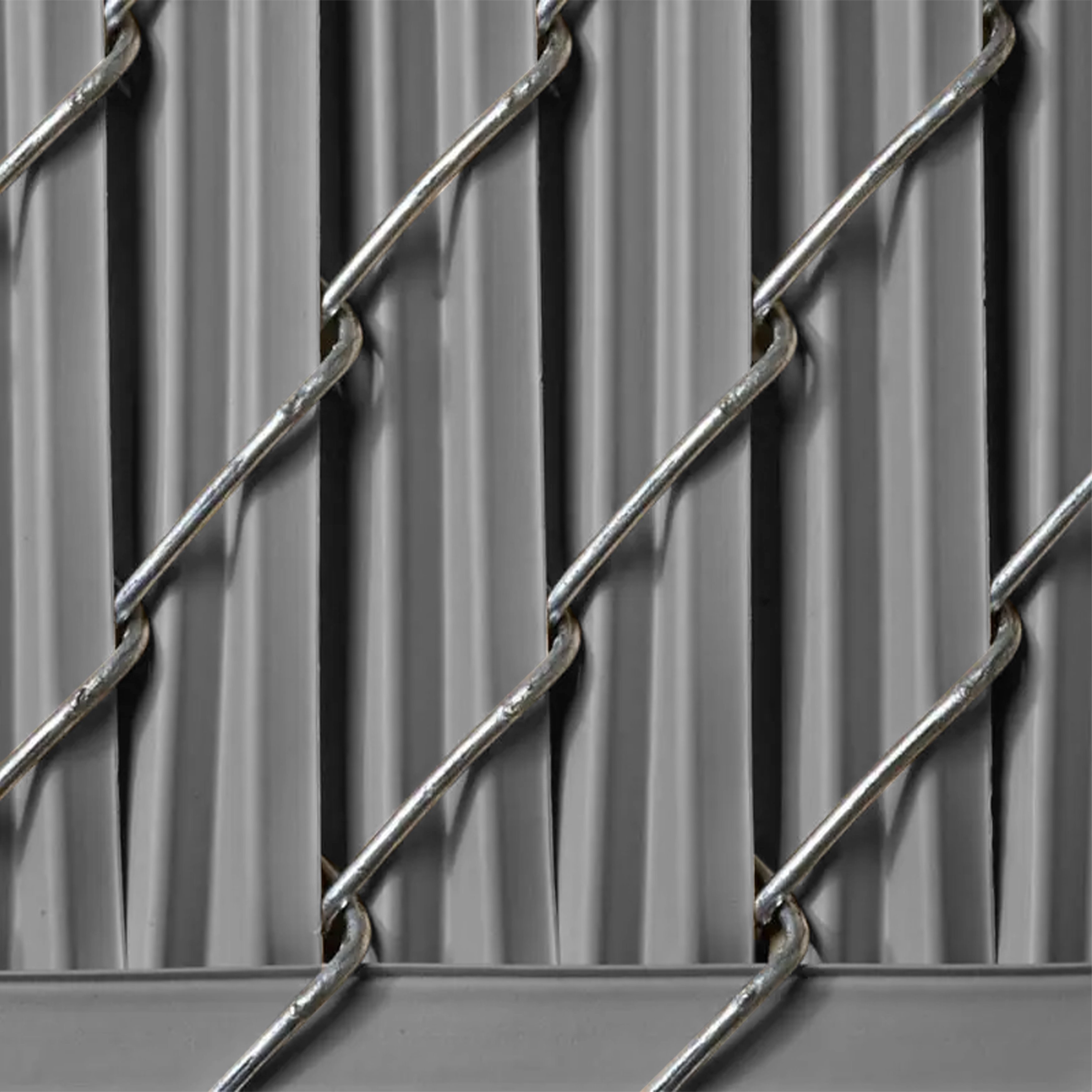 PDS 4' Chain Link Fence LiteLink Privacy Slats (Gray) | Privacy Slat King