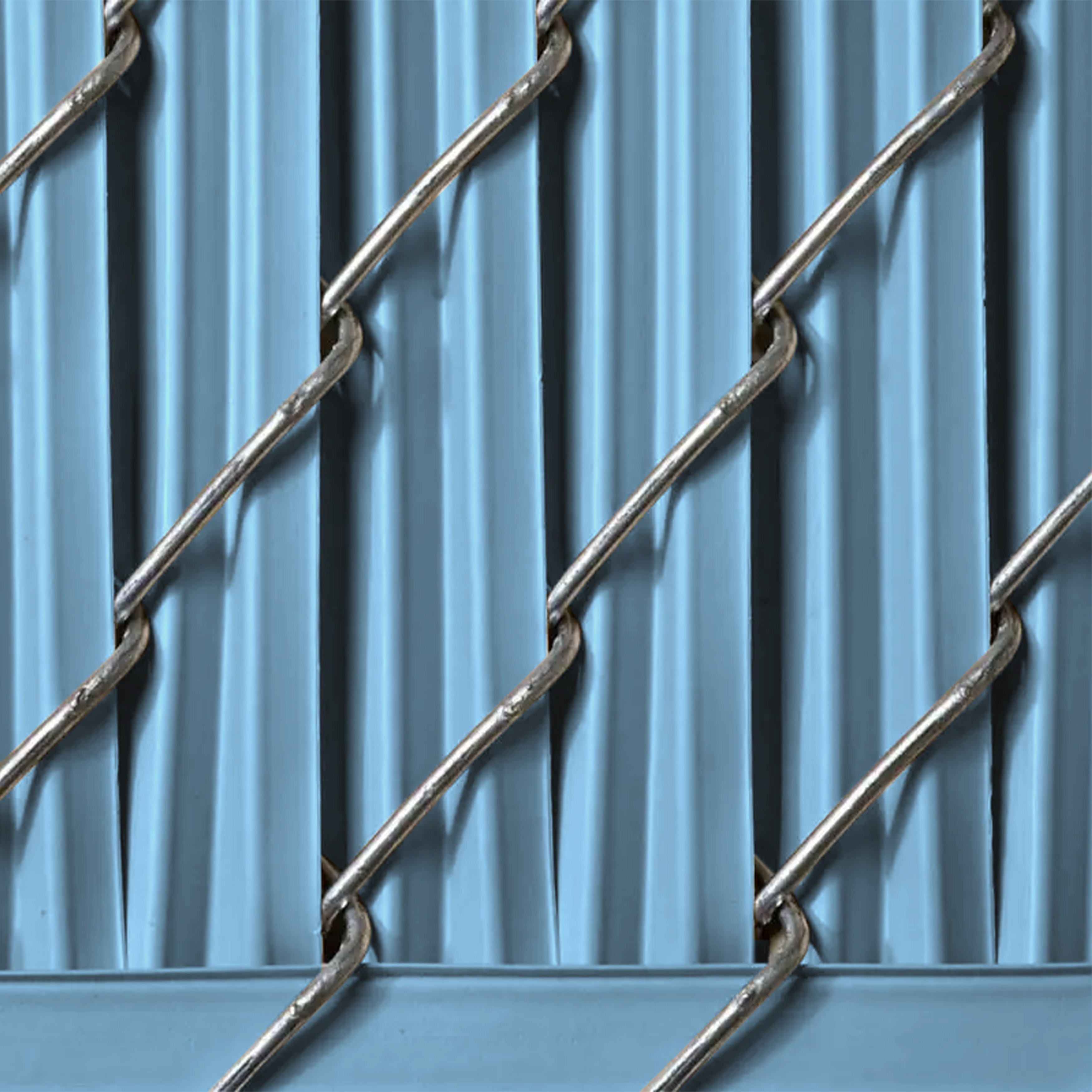 PDS 8' Chain Link Fence LiteLink Privacy Slats (Light Blue) | Privacy ...