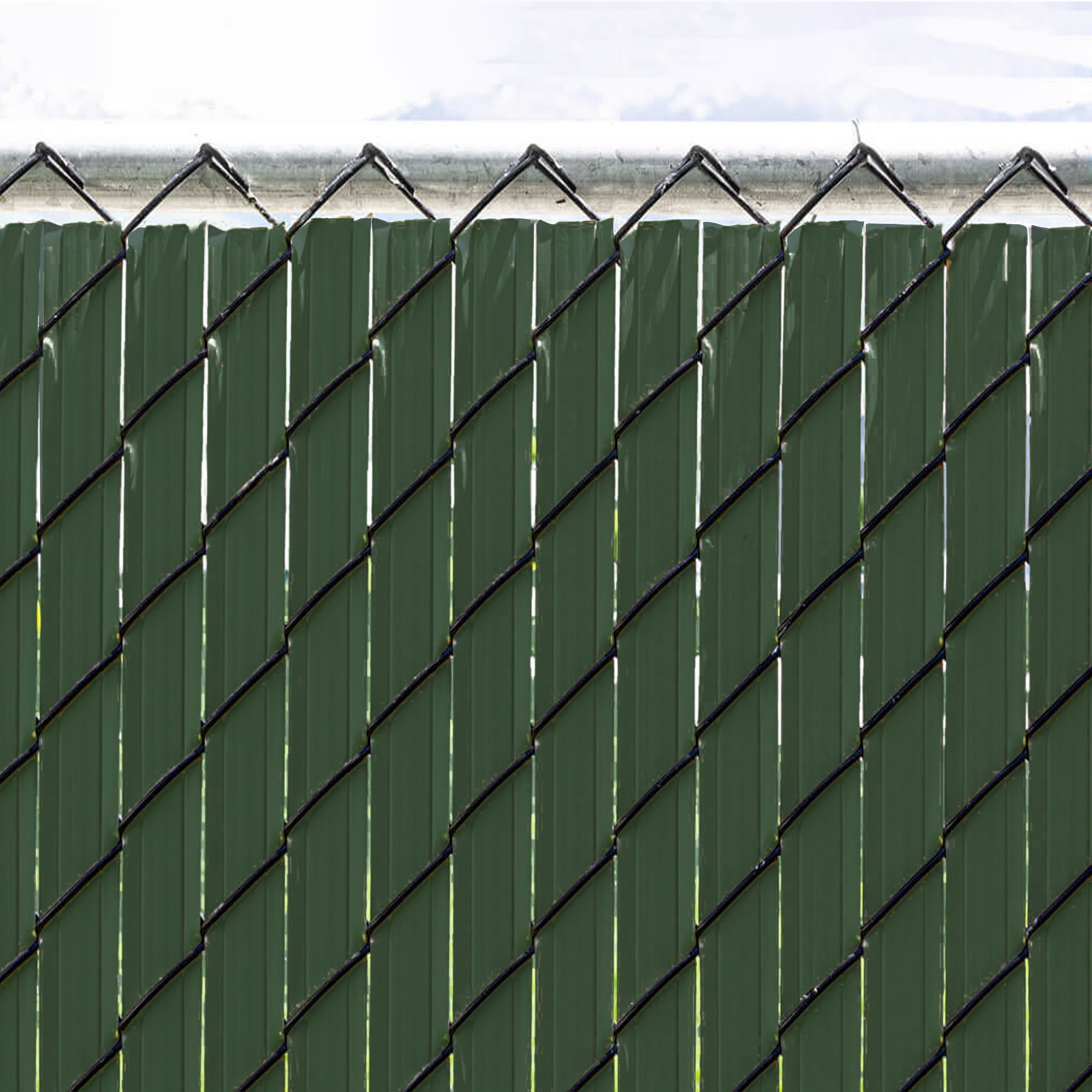 Ultimate Slat 4' High Privacy Slats for Chain Link Fence (Forest Green ...